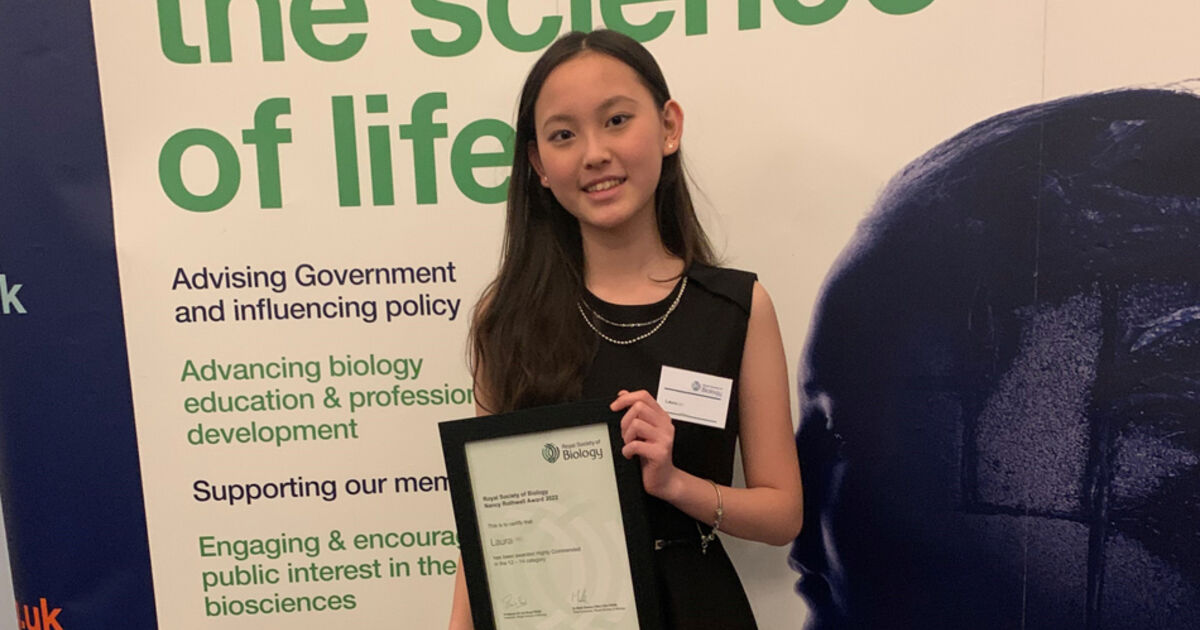 Laura’s skill in combining science and art brings recognition in ...